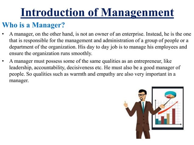 Entrepreneurial vs. Managerial Approach & Emergence of Entrepreneurship ...