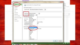 MICROSOFT PROJECT TUTORIAL | PPTX