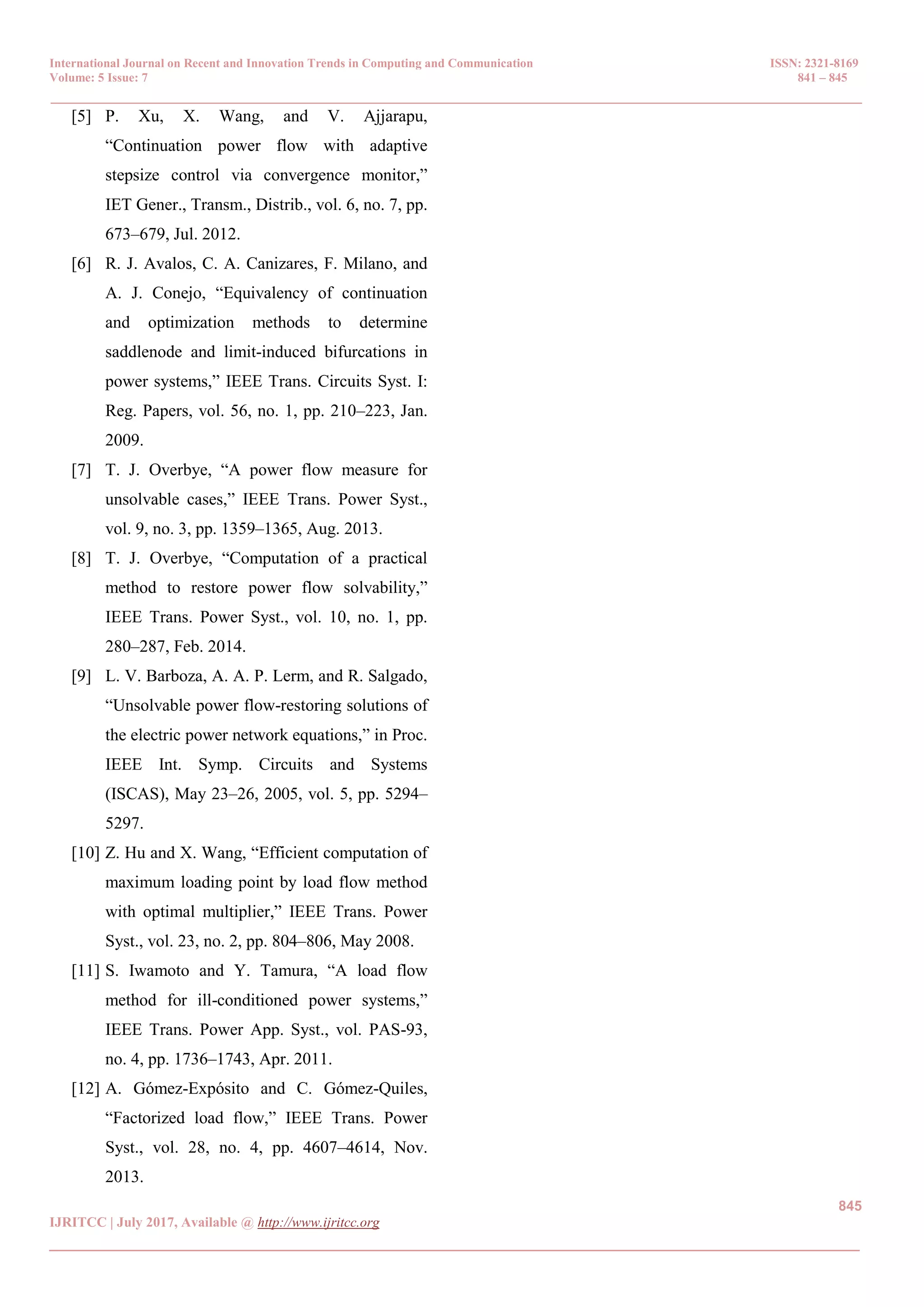 A Hybrid Method for Load flow Calculation based on LVDC Power Distribution Networks | PDF