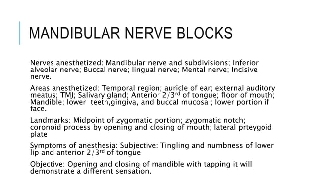 Mandibular Nerve Blocks.pptx