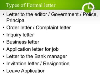 letter writting tips everybody should know | PPT