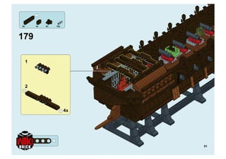 Manual Instruction for LEPIN 16016 PIRATES OF THE CARIBBEAN THE FLYING ...