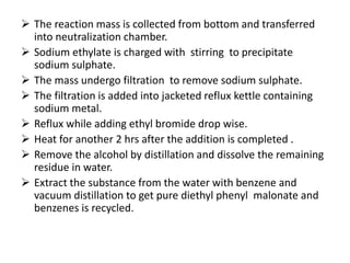 Manufacturing of Phenol Barbital | PPTX