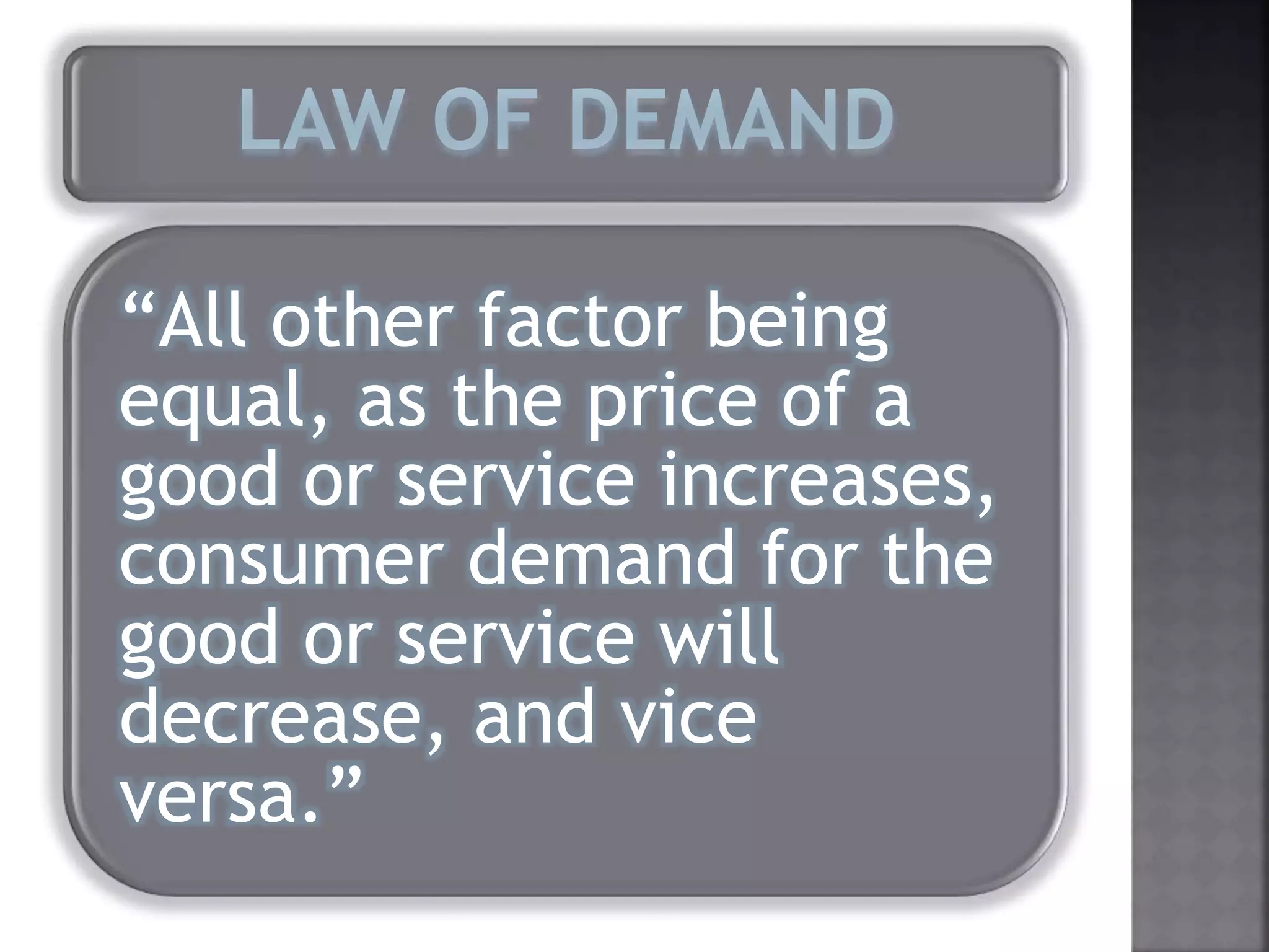 Law of Supply and Law of Demand | PPT
