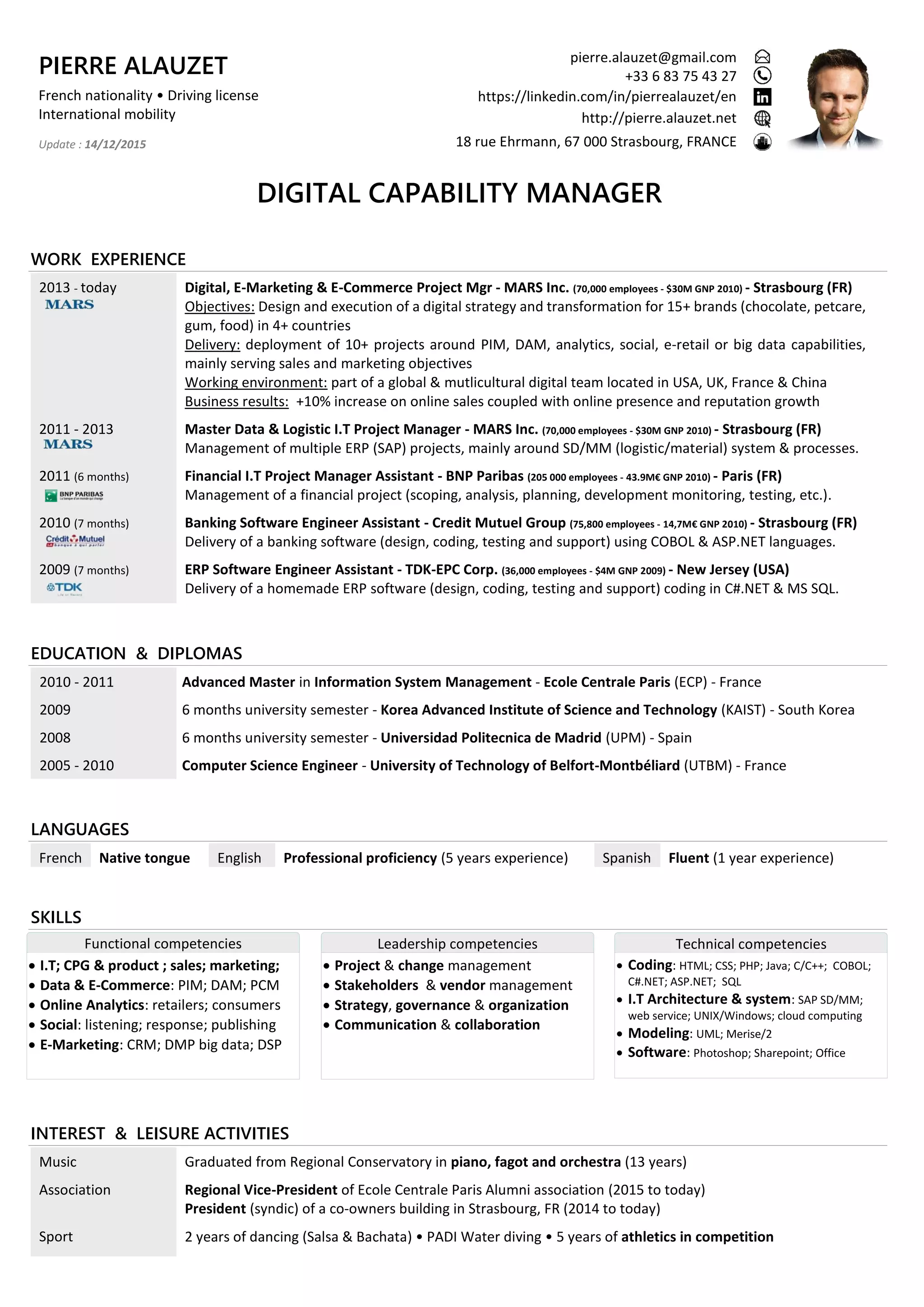 ALAUZET_Pierre_cv_en | PDF