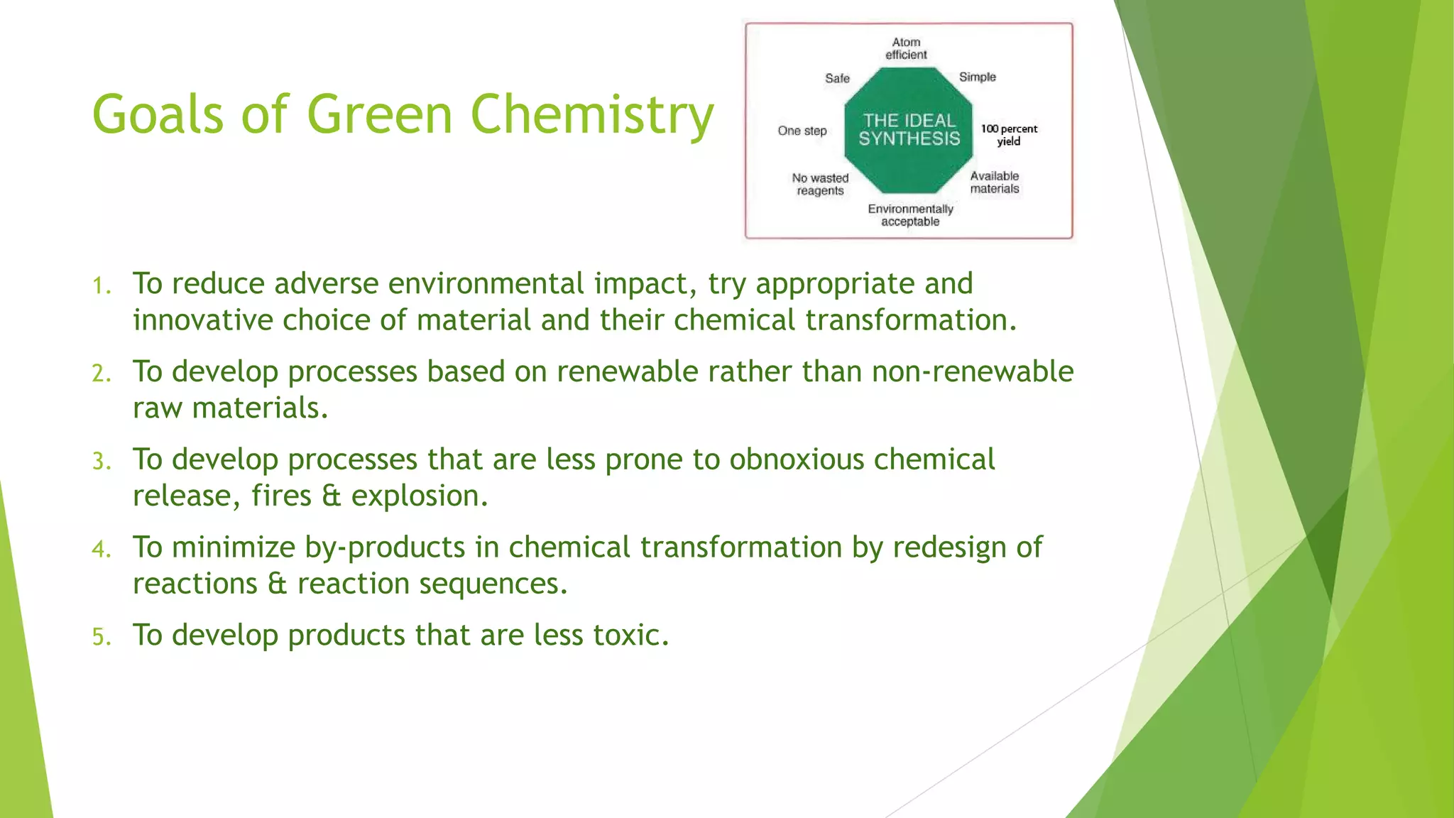 Green chemistry | PPT