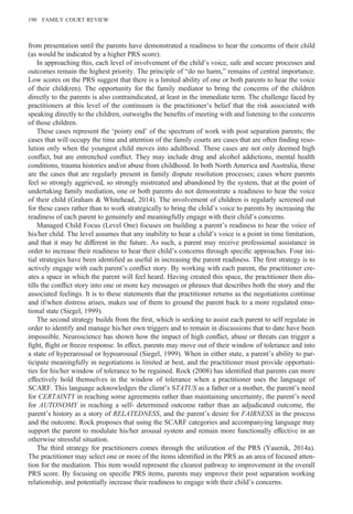 The voice of children in family law: The child centred continuum ...