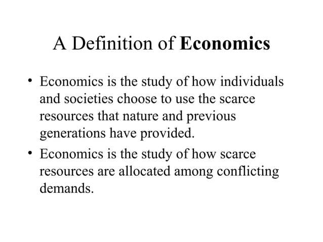 Micro Economics Intro Naure Slide Show Power Point Presentation PPT | PPT
