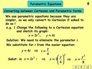 1602 parametric equations | PPT