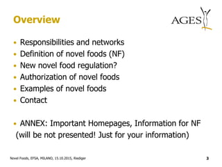 Novel foods | PDF | Food Industry | Industries