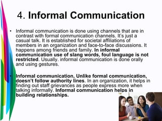TYPES OF COMMUNICATION | PPTX | Email | Internet
