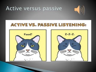 Active vs. Passive listening | PPTX
