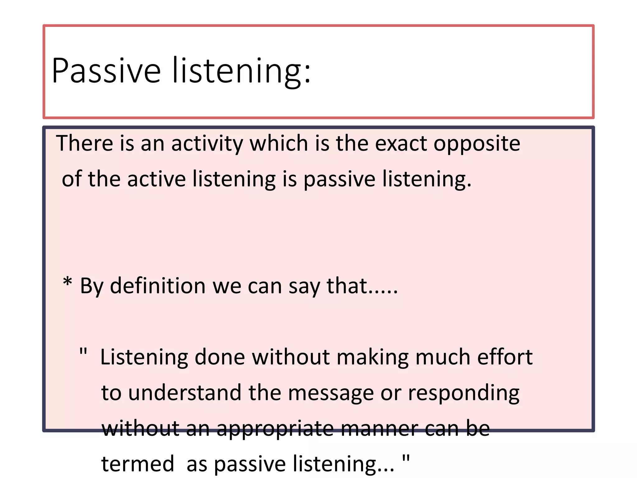 Listing Skill and Types of Listning | PPTX