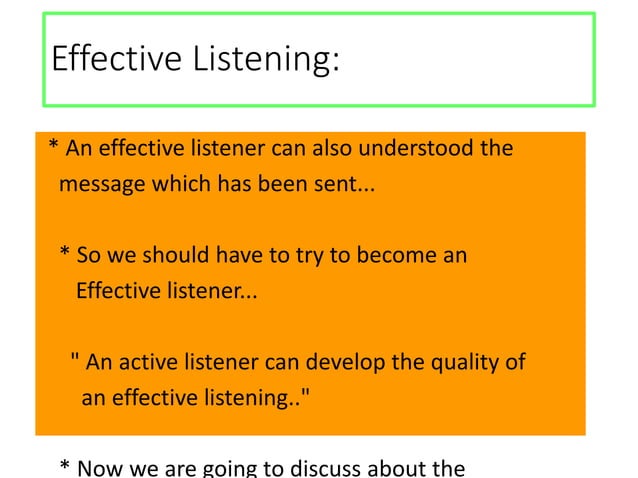 Listing Skill and Types of Listning | PPT