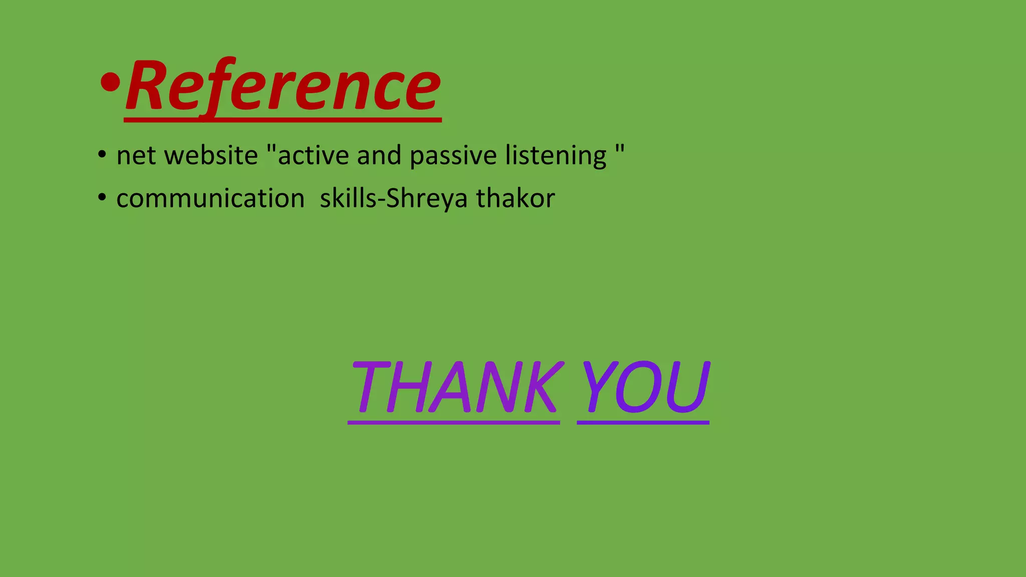 ACTIVE VS PASSIVE LISTENING | PPTX