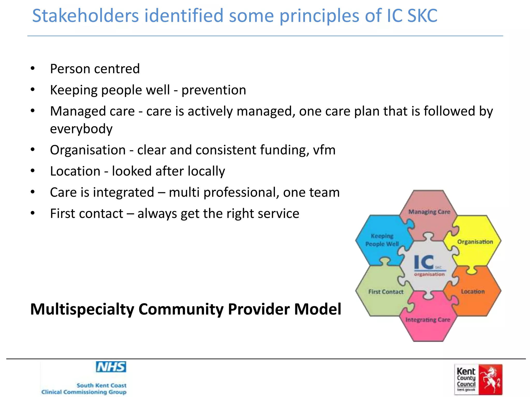 Commissioning Integrated models of care 160211 slides | PPTX