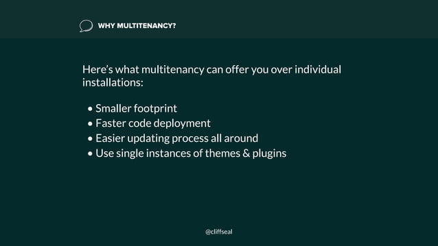 Introducing Wordpress Multitenancy | PPT