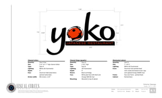 Yoko Japanese Restaurant | PDF