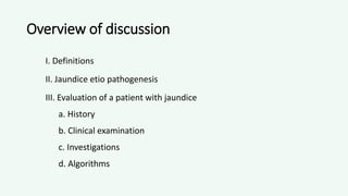 jaundice approach | PPTX