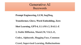 Generative AI and Large Language Models (LLMs) | PPTX | Technology Industry | Industries