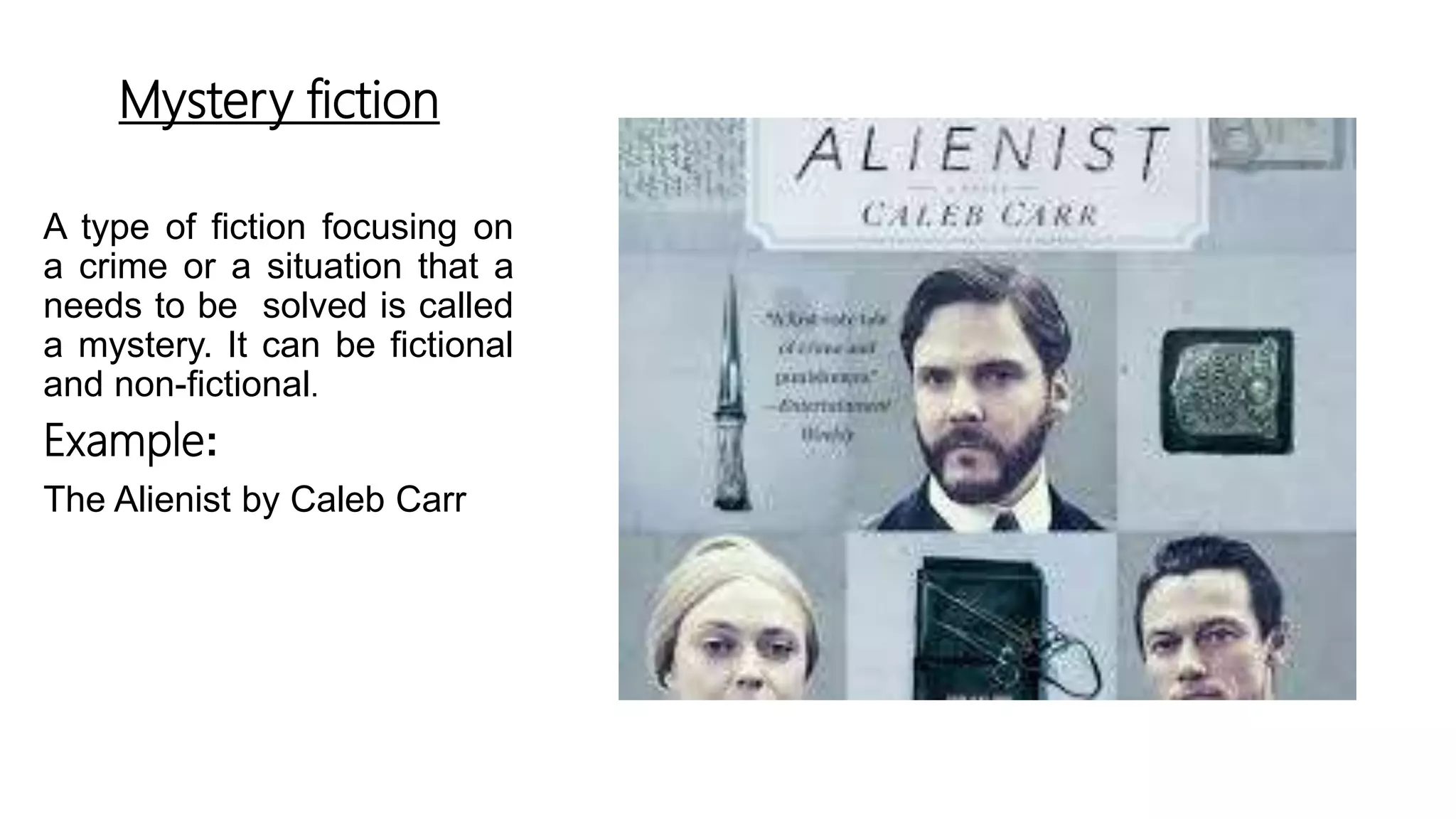 Types of fiction | PPTX