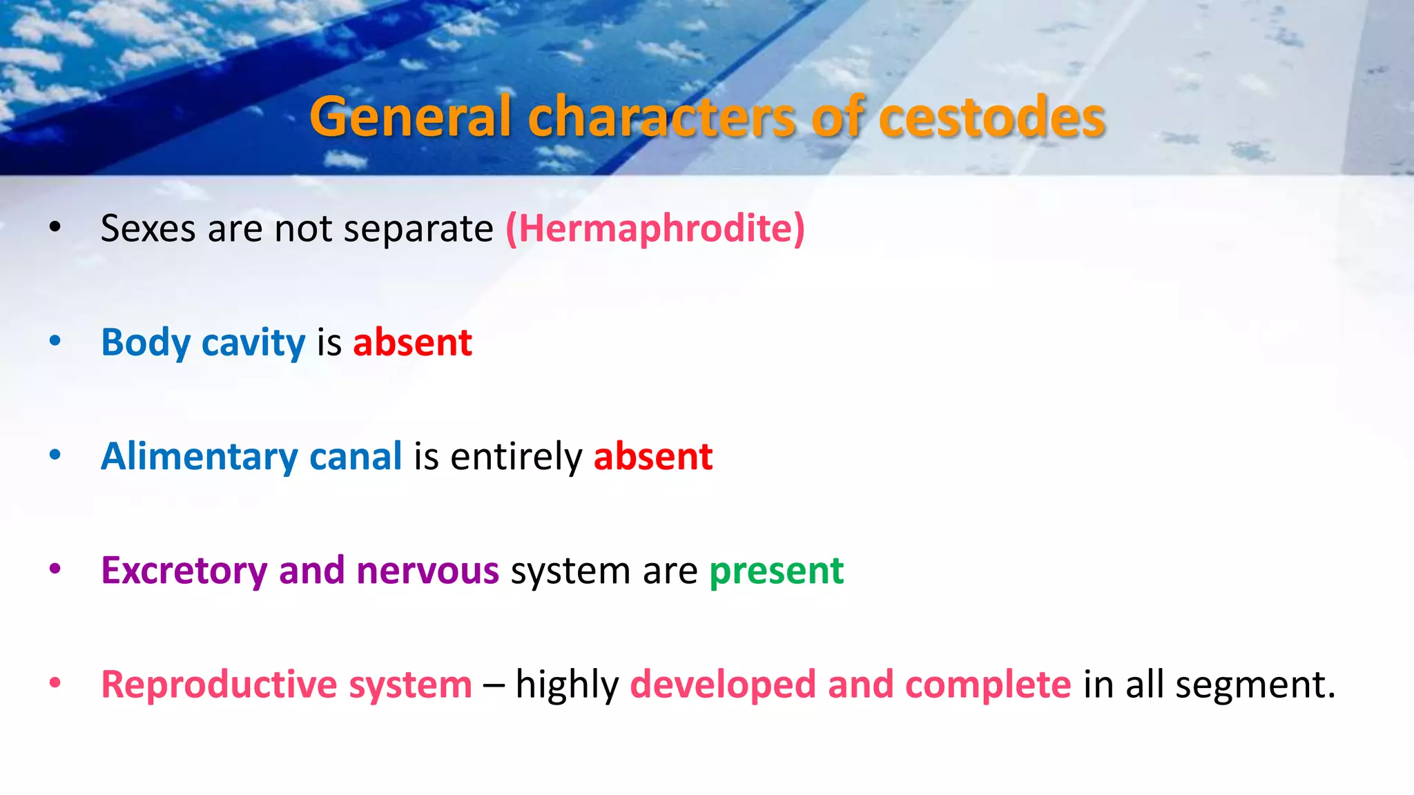 Cestodes by Dr. Rakesh Prasad Sah | PPTX
