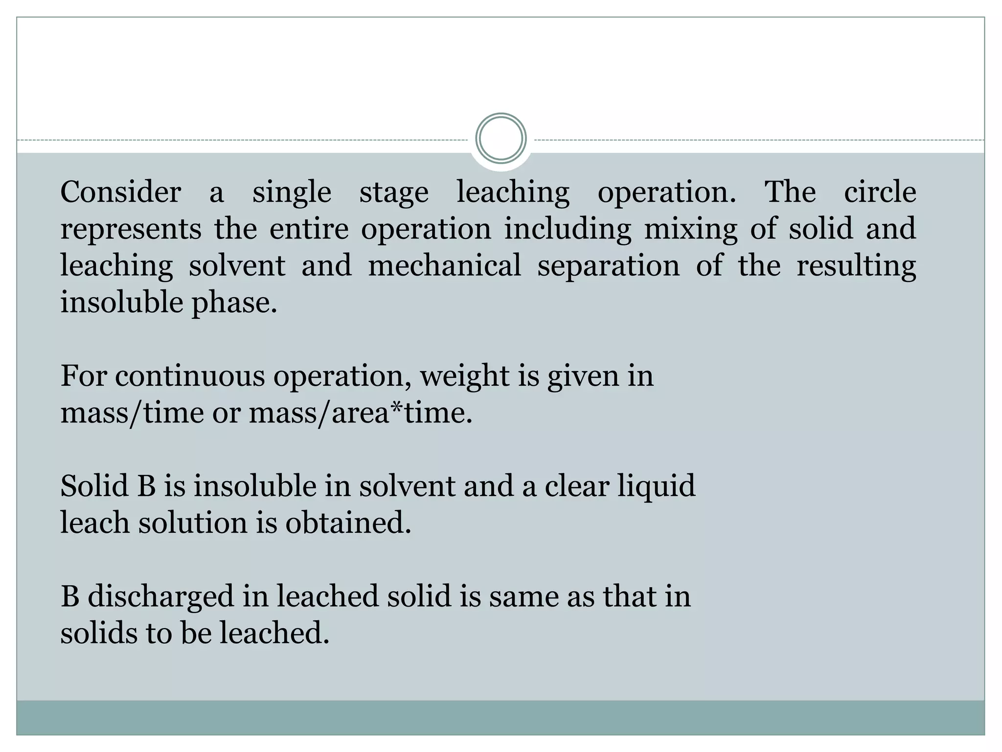 LEACHING ( MASS TRANSFER OPERATION) | PPTX