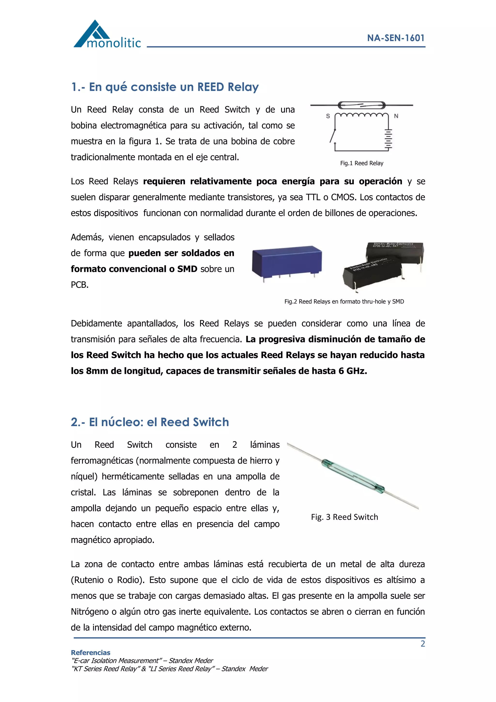El uso de reed relays en vehículos eléctricos | PDF