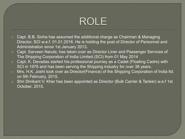 Shipping Corporation of india | PPTX