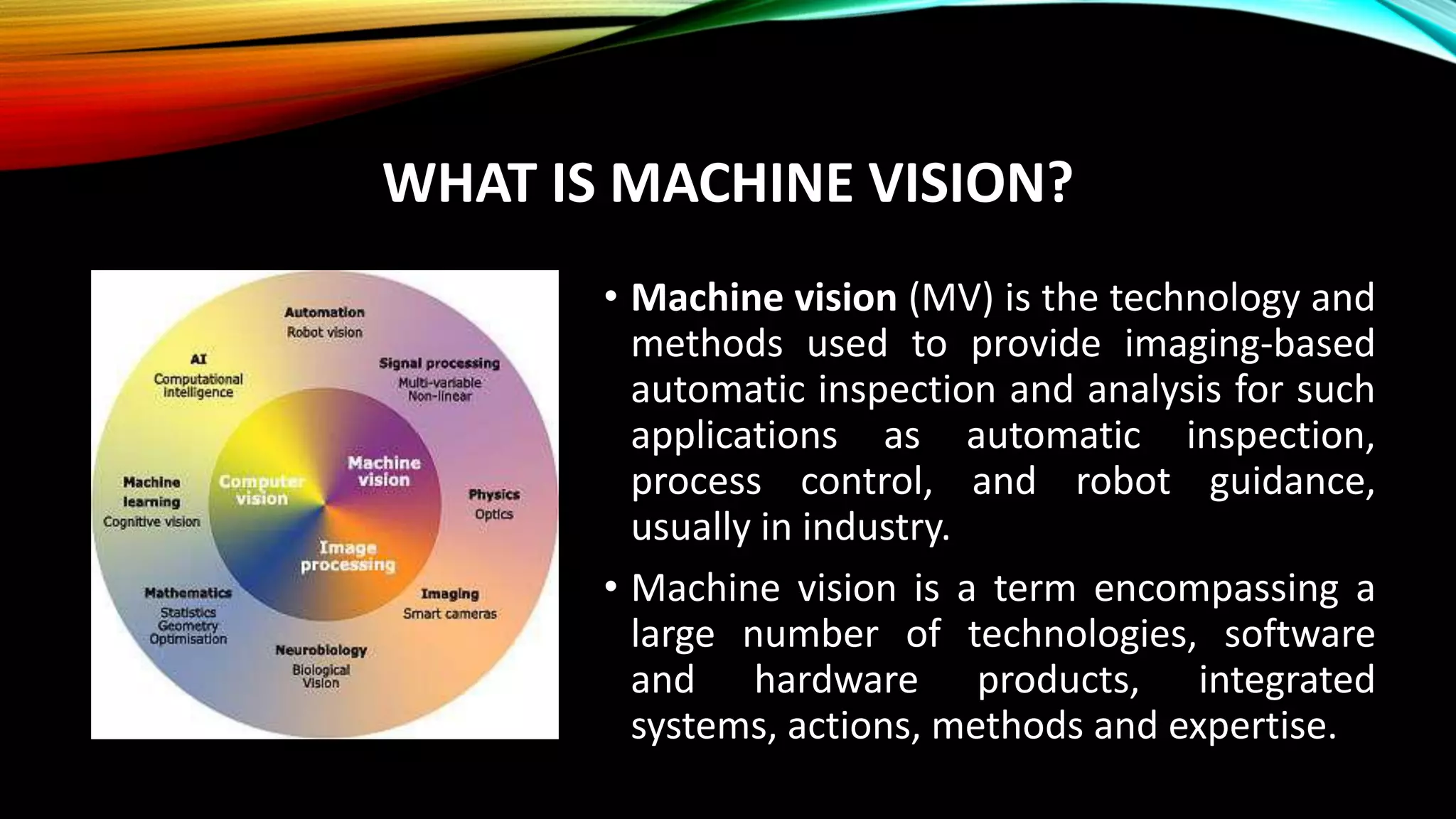 Machine vision | PDF | Cameras and Camcorders | Consumer Electronics