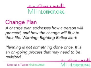 Motivational Interviewing (MI) - HOW TO PLAN | PPT