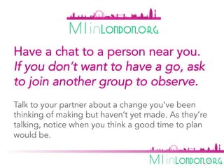 Motivational Interviewing (MI) - HOW TO PLAN | PPT