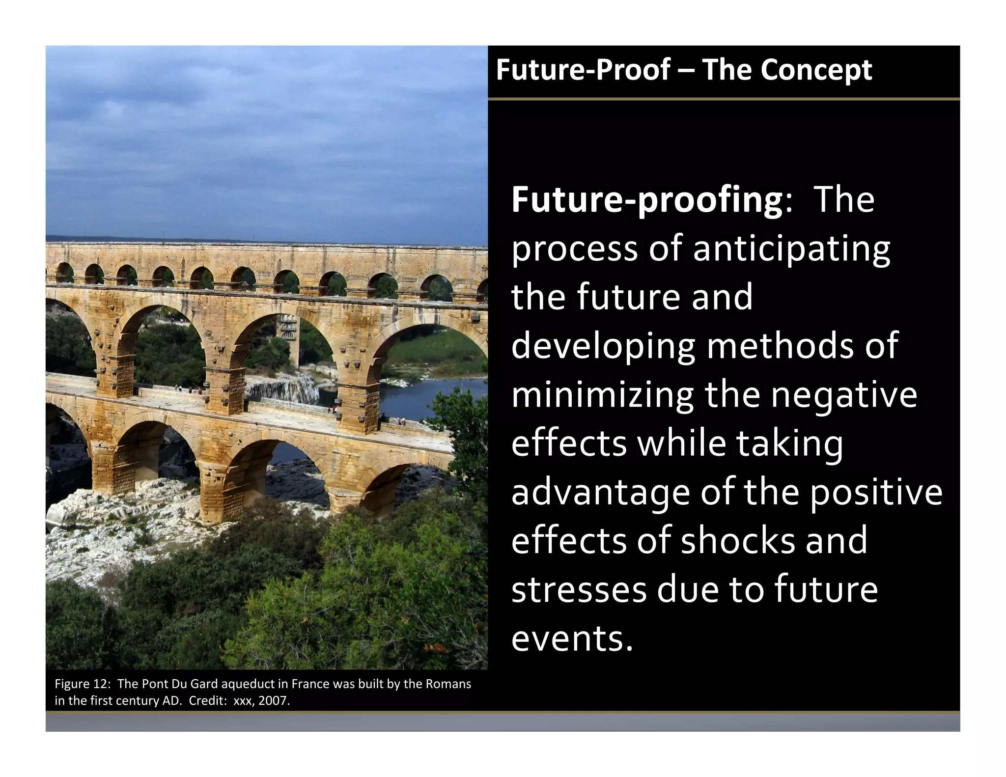 Future-proofing Water Infrastructure - ACSA Seattle 2016 | PPT