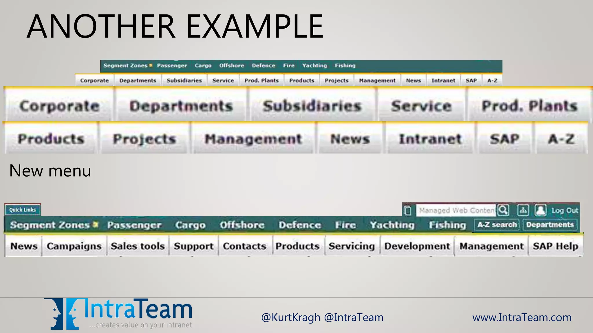 Robust Intranet/Digital Workplace Navigation | PPTX