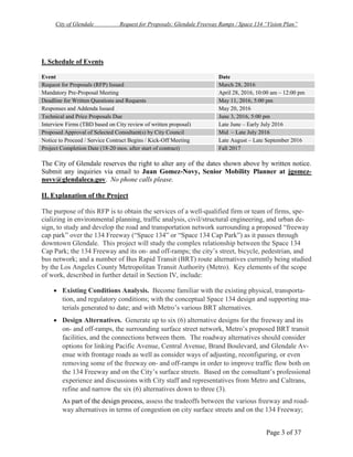Space 134 - RFP for Glendale Freeway Ramps/Vision Plan | PDF