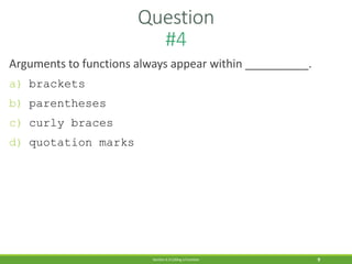 Sample Exam Questions on Python for revision | PDF