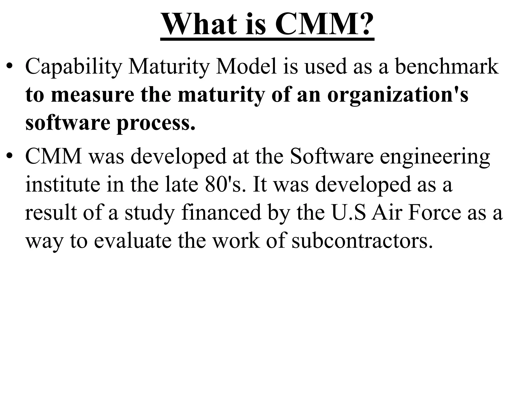 The Quality Standard: ISO 9000 , CMM and Six Sigma | PPTX