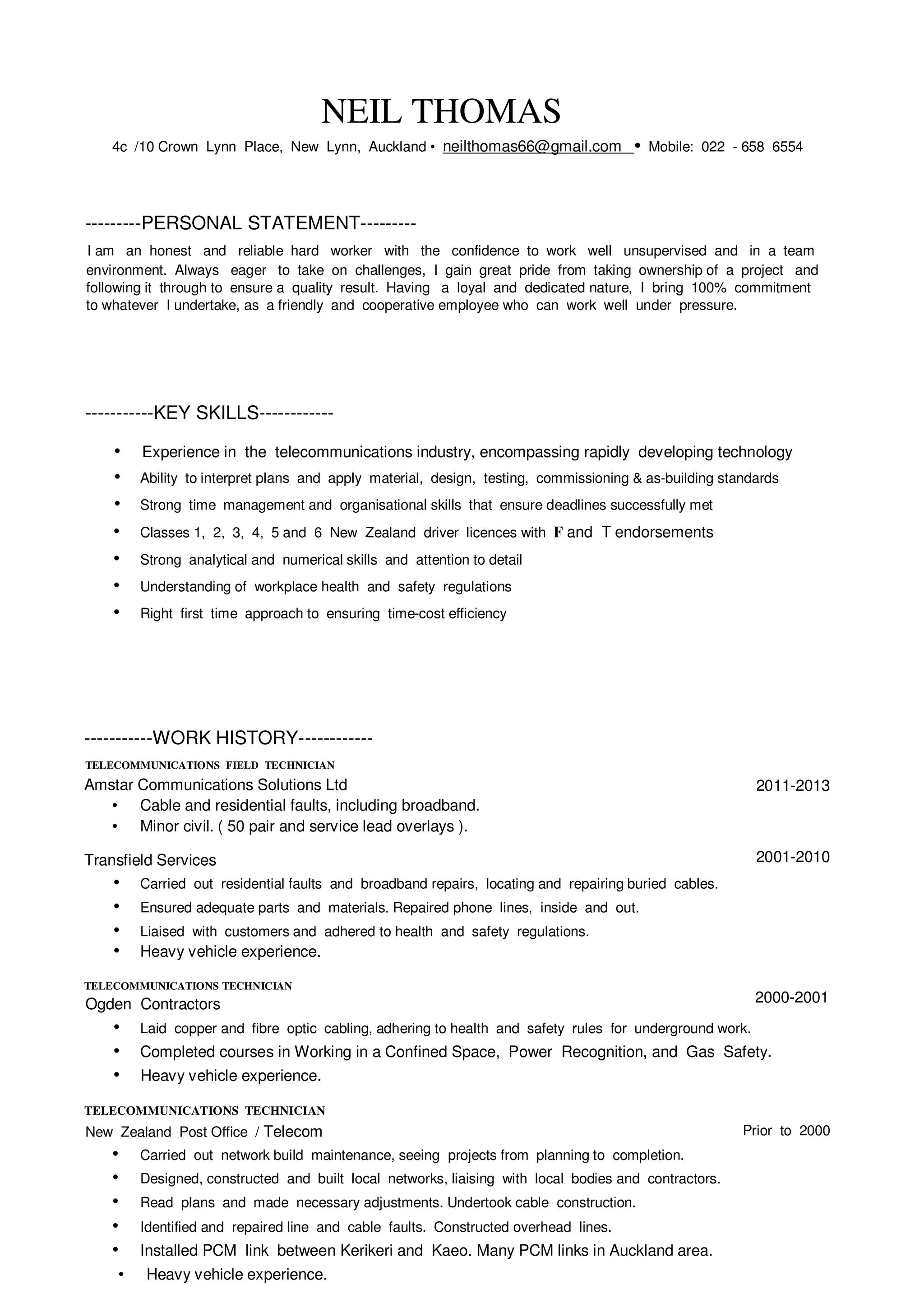 Short CV. PDF. | PDF