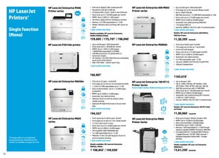 Hp Printer Brochure For Customer Reference | PPT