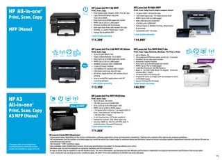 Hp Printer Brochure For Customer Reference | PDF | Computer Peripherals ...