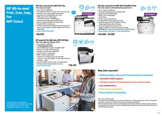 Hp Printer Brochure For Customer Reference | PDF | Computer Peripherals ...