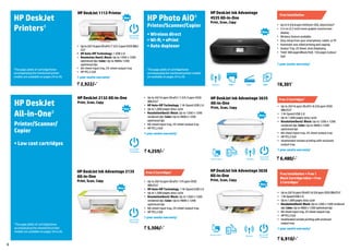 Hp Printer Brochure For Customer Reference | PPT