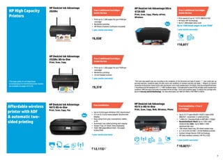 Hp Printer Brochure For Customer Reference | PDF | Computer Peripherals ...