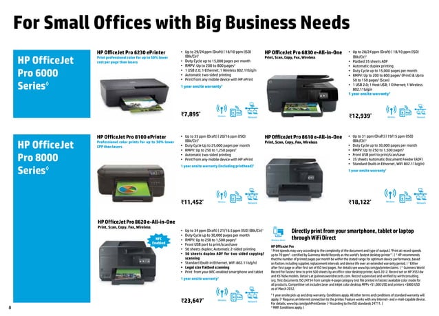 Hp Printer Brochure For Customer Reference | PDF | Computer Peripherals ...