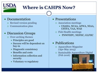 Dr. Kathleen H. Hartman - Commercial Aquaculture Health Program ...