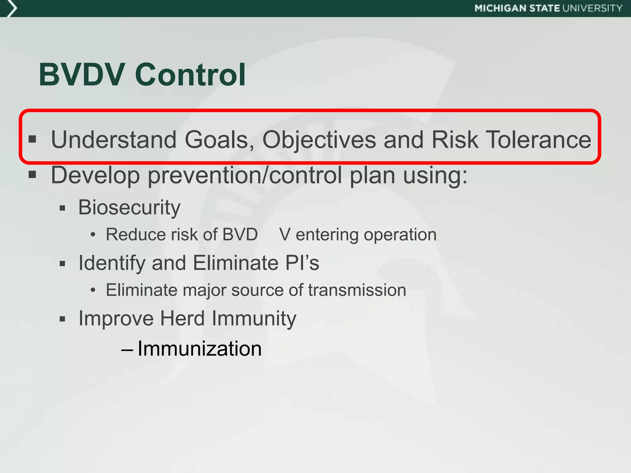 Dr. Dan Grooms - Bovine Viral Diarrhoea (BVD) Overview - The Disease, History, Management ...