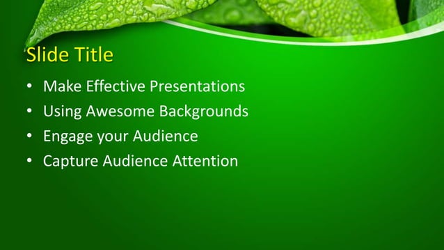 160406-leaf-template-16x9 presentation for you | PPT