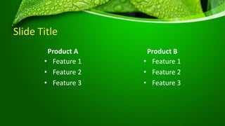 160406-leaf-template-16x9 presentation for you | PPT
