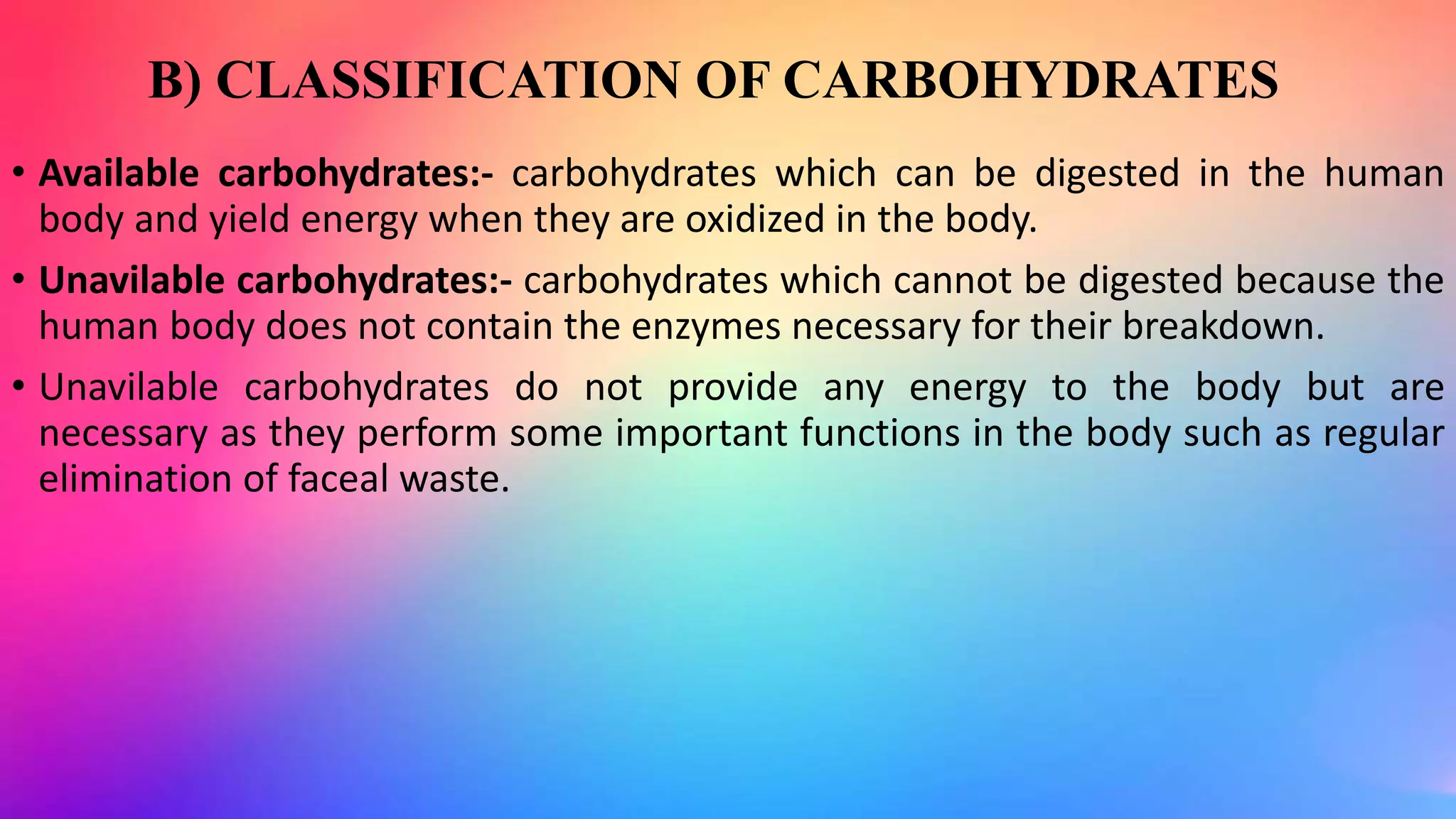Carbohydrates UNIT-II | PPTX