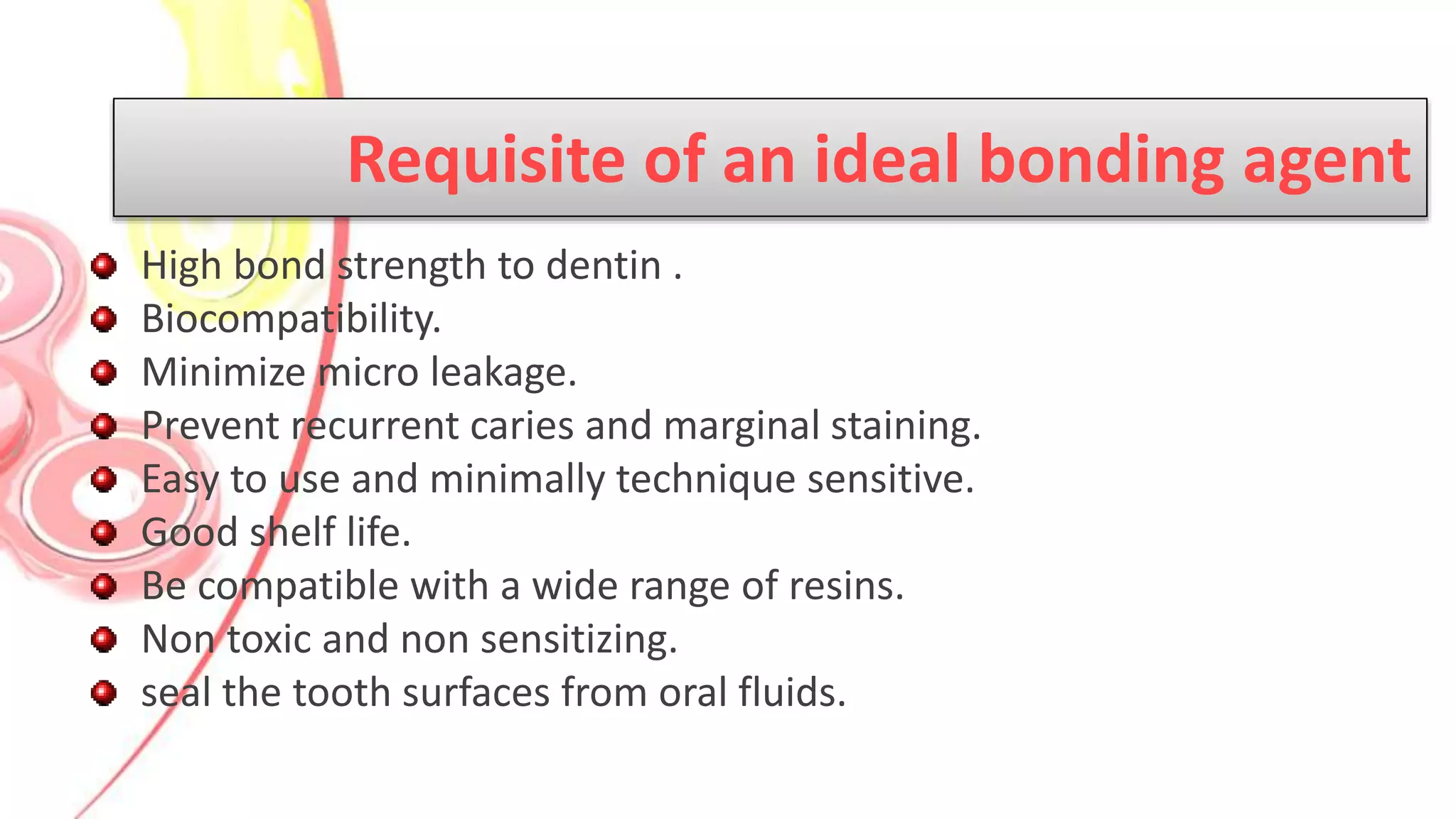 dentin bonding agents | PPTX